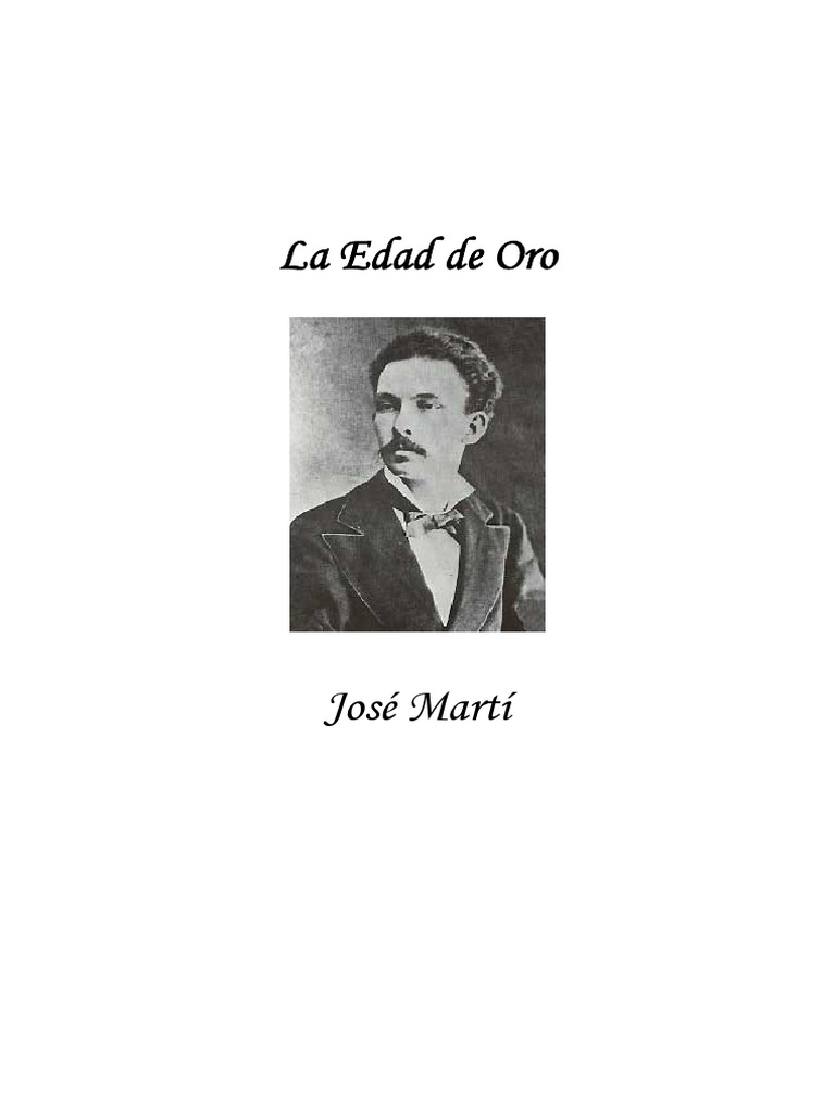 La Edad de Oro de José Martí | PDF