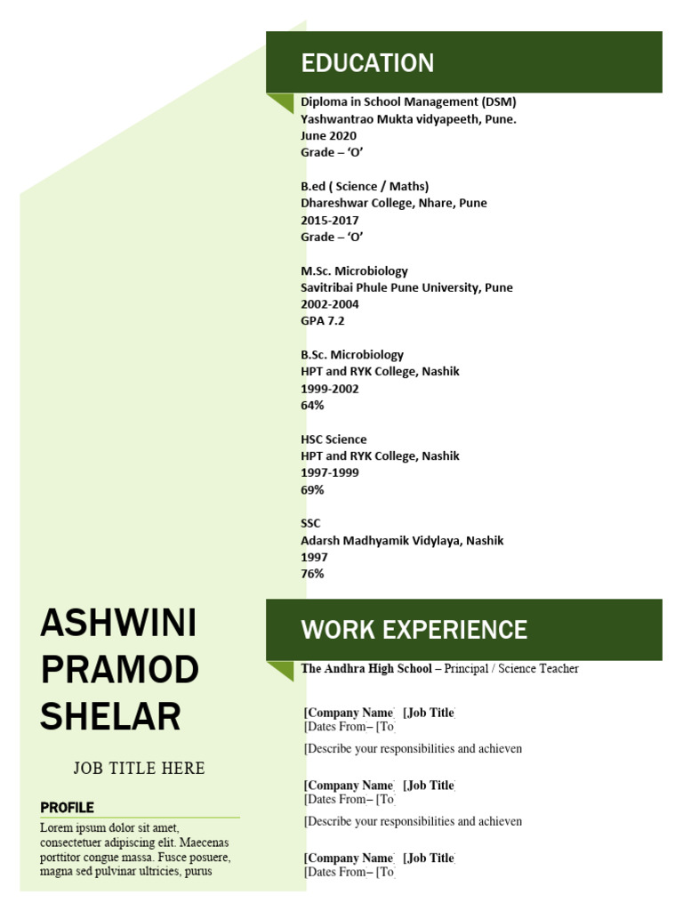 Ashwini Resume | PDF