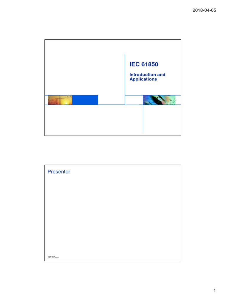 Iec 61850 Introduction Sv Pdf Scada Computer Network