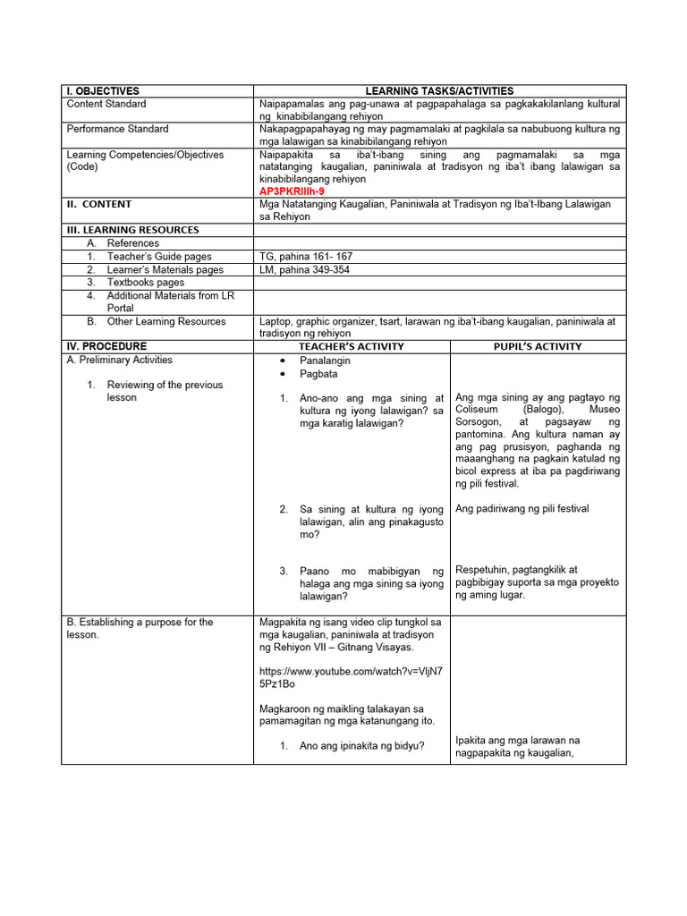 Lesson Plan AP | PDF