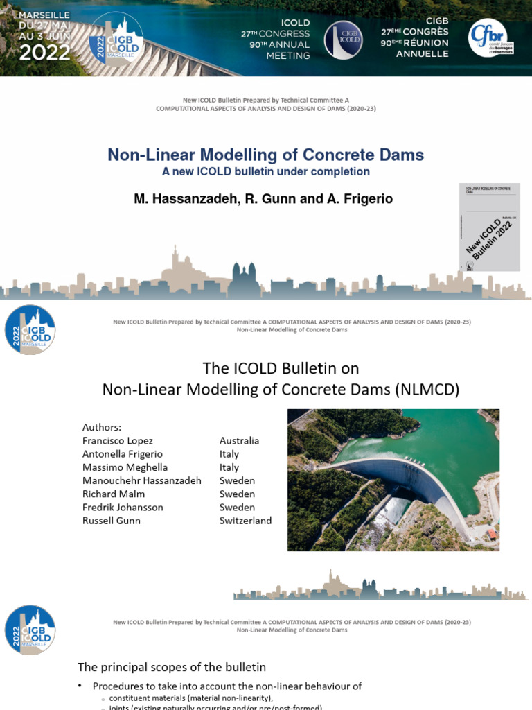 Hassanzadeh Et Al 2022 Non Linear Modelling Of Concrete Dams Pdf 