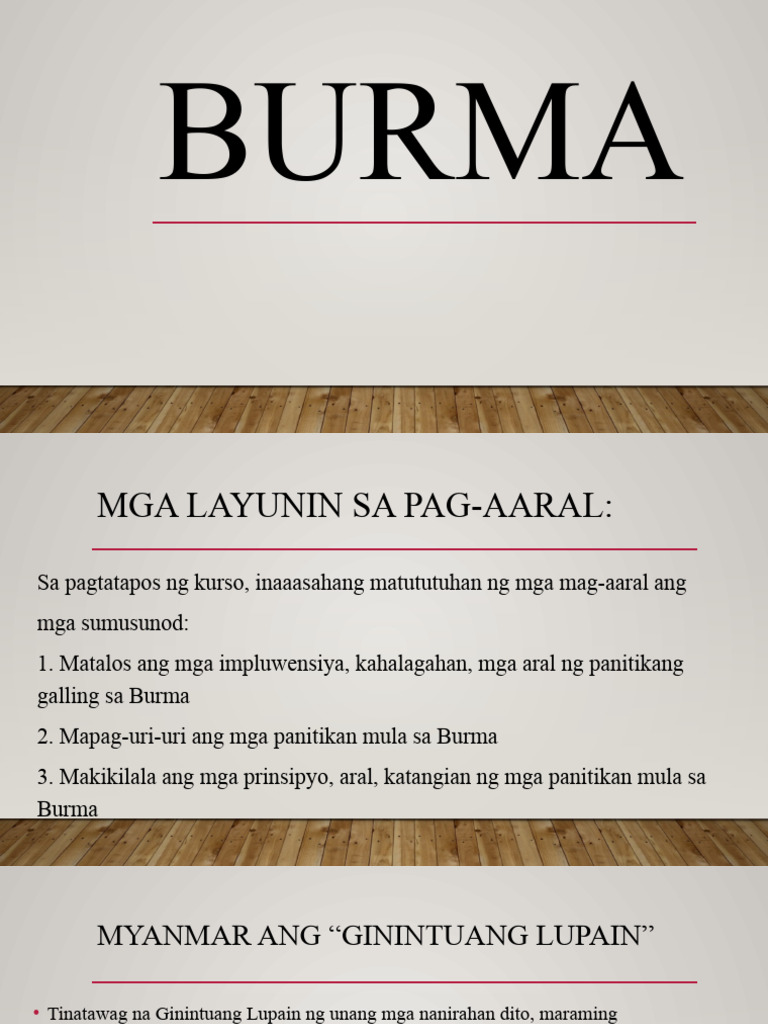 Burma | PDF