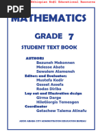Maths Model Exam Grade 8 @ethiostudente | PDF | Area | Circle