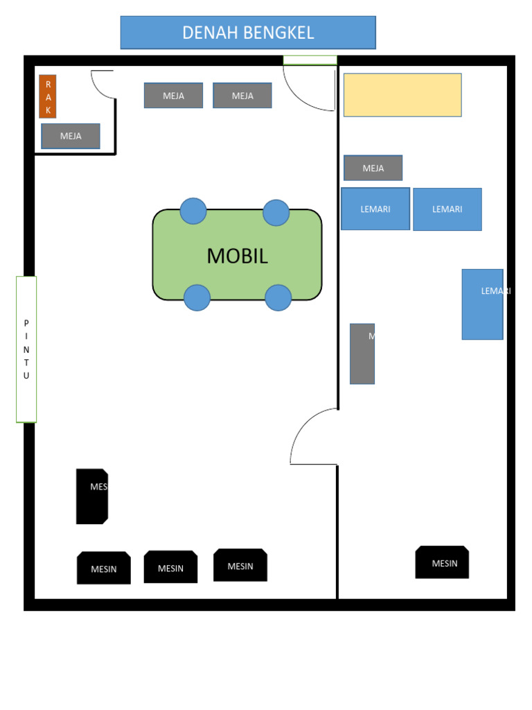 Denah Bengkel | PDF