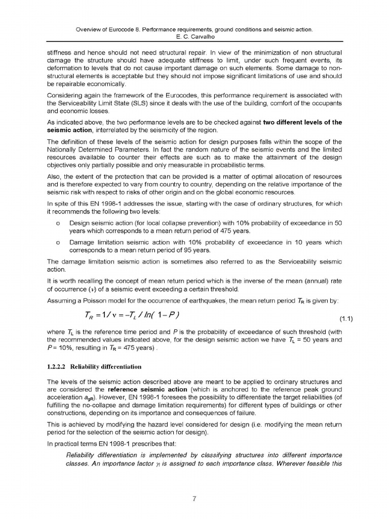 Eurocode 8 Seismic Design of Buildings W Page 021 | PDF