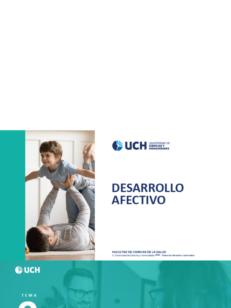 Semana 09 - Desarrollo Afectivo UCH | PDF
