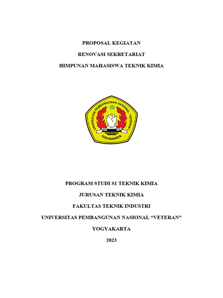 Format Proposal Kegiatan | PDF