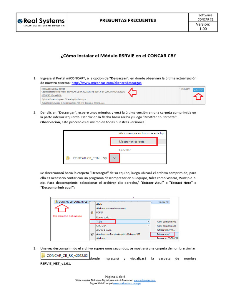 1169 Cod.1169 D01156 Como Instalar El Modulo Rsrvie Concarcb1 | PDF ...