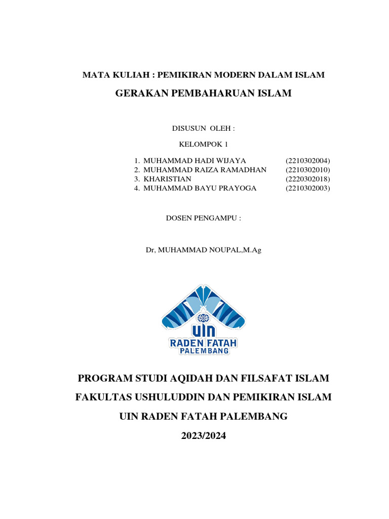 Gerakan Pembaharuan Islam | PDF | Politik