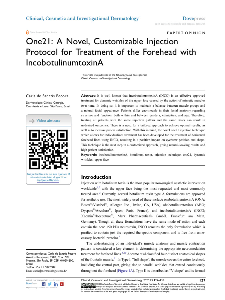 Cotofana Frente | PDF | Botulinum Toxin | Eyebrow
