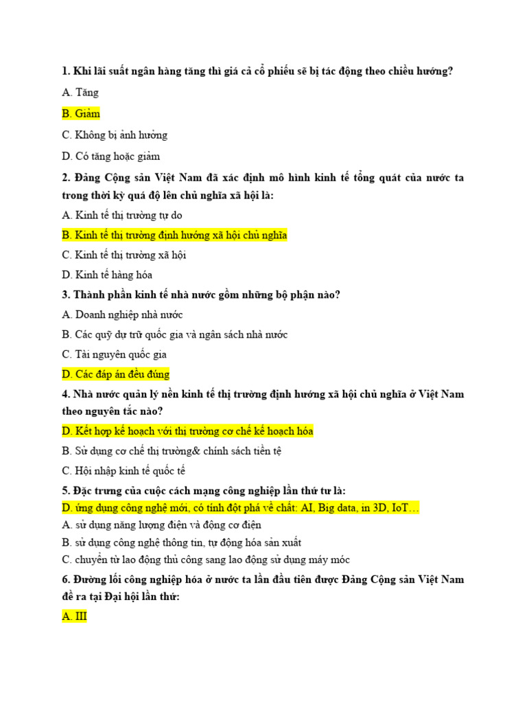 BÀI KT KTCT SỐ 2 | PDF