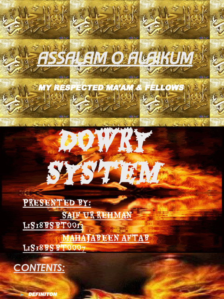 Dowry System | PDF | Domestic Violence | Wife