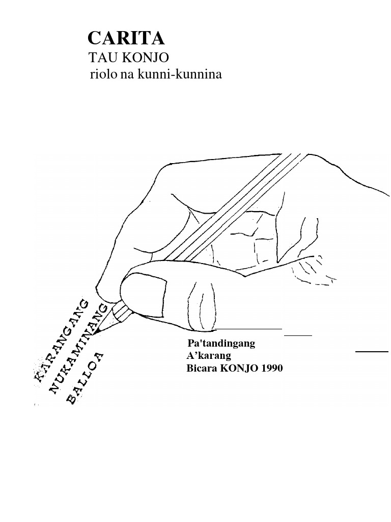 Carita Tau Konjo | PDF | Kajian Bahasa Asing