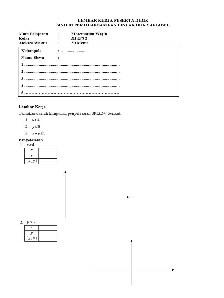 LKPD SPTLDV (1) - 1 | PDF | Teaching Methods & Materials