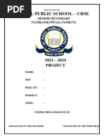 Physics Class 12 Project | PDF | Diffraction | Electrodynamics