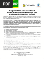 Phil Health Konsulta Registration Form | PDF