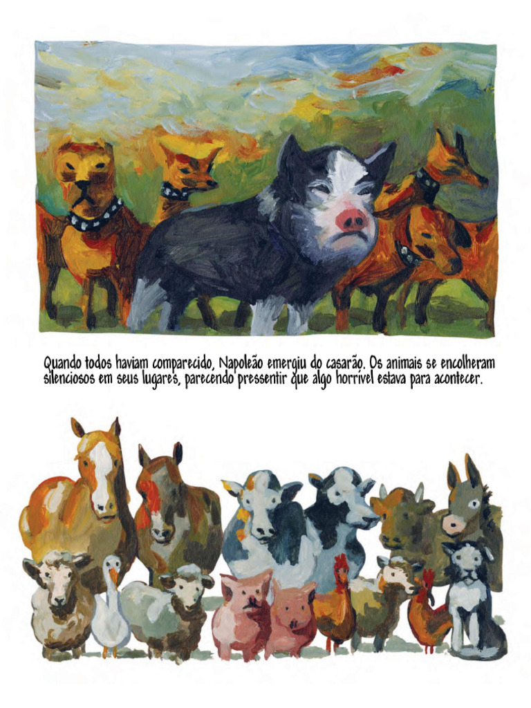 A RevoluÃ Ã o Dos Bichos Orwell Odyr | PDF