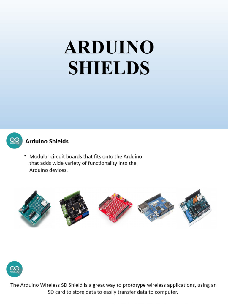 5 ArduinoShields | PDF | Arduino | Codec