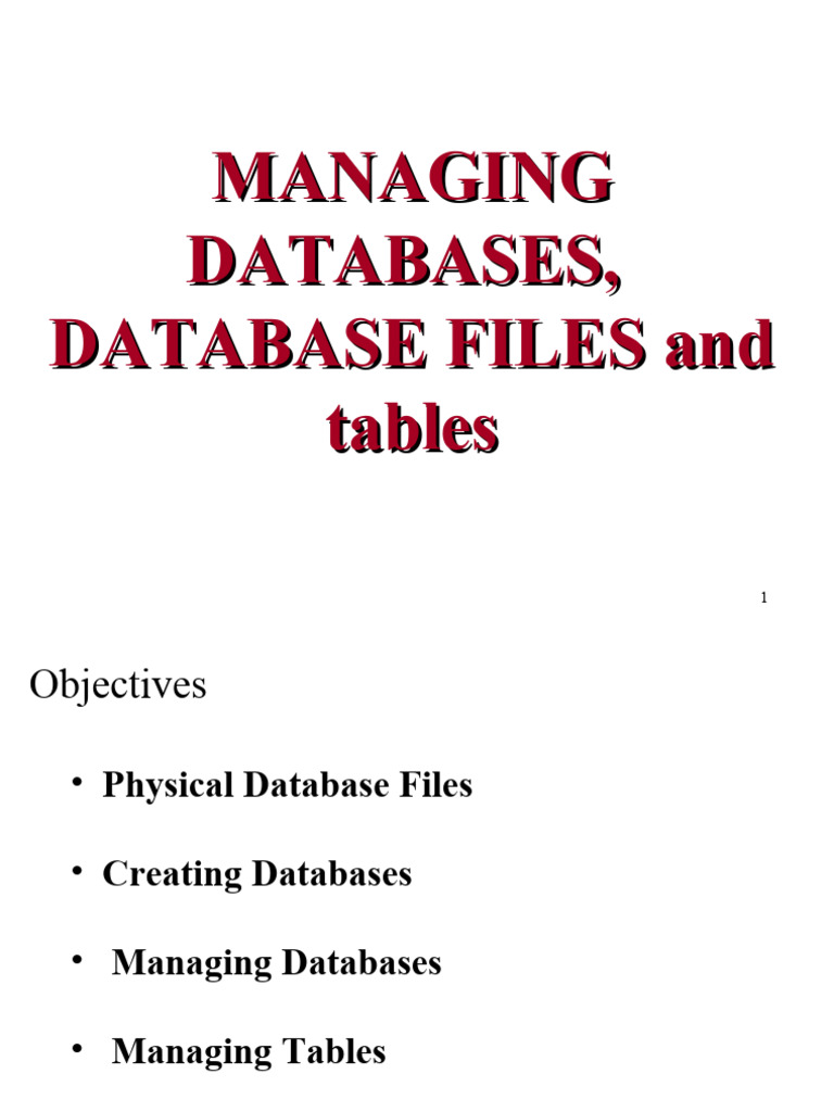 7 Maintenance Database | PDF | Table (Database) | Relational Database 7 Maintenance Database | PDF | Table (Database) | Relational Database