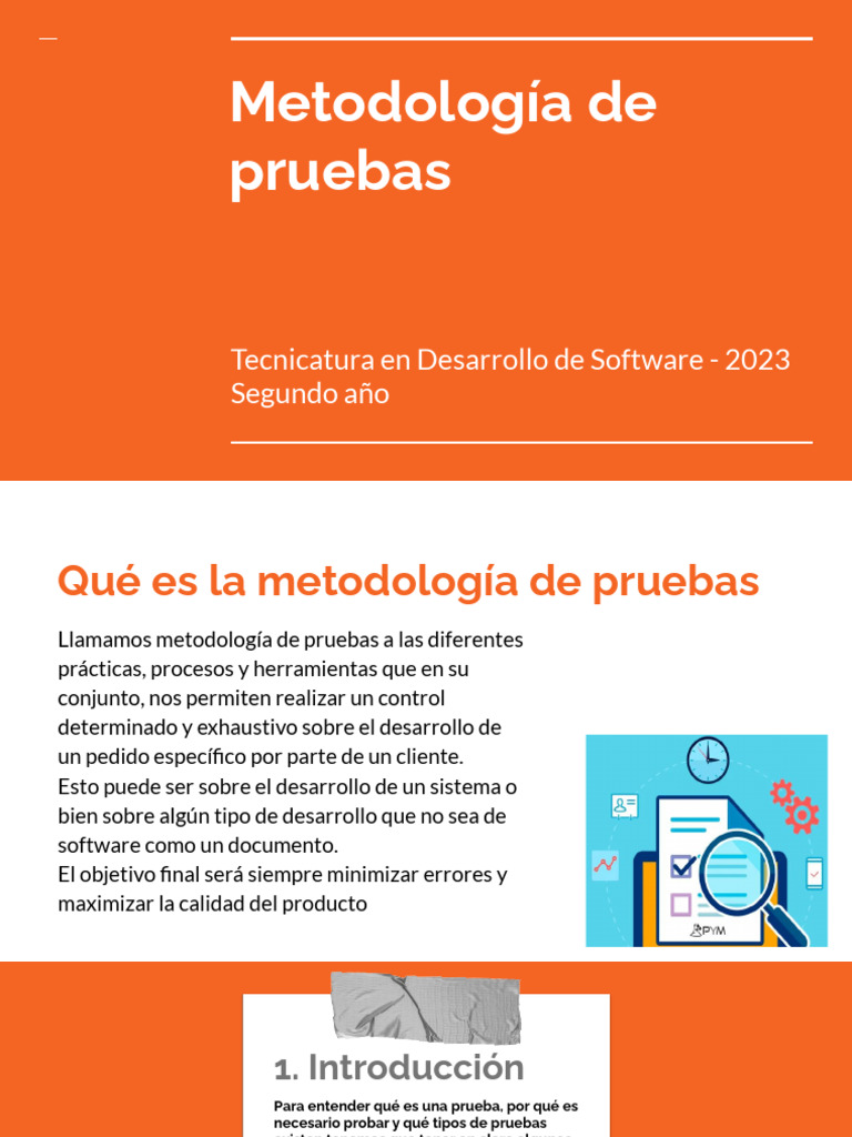 Metodología - Clases 1 y 2 | PDF | Calidad (comercial) | Software
