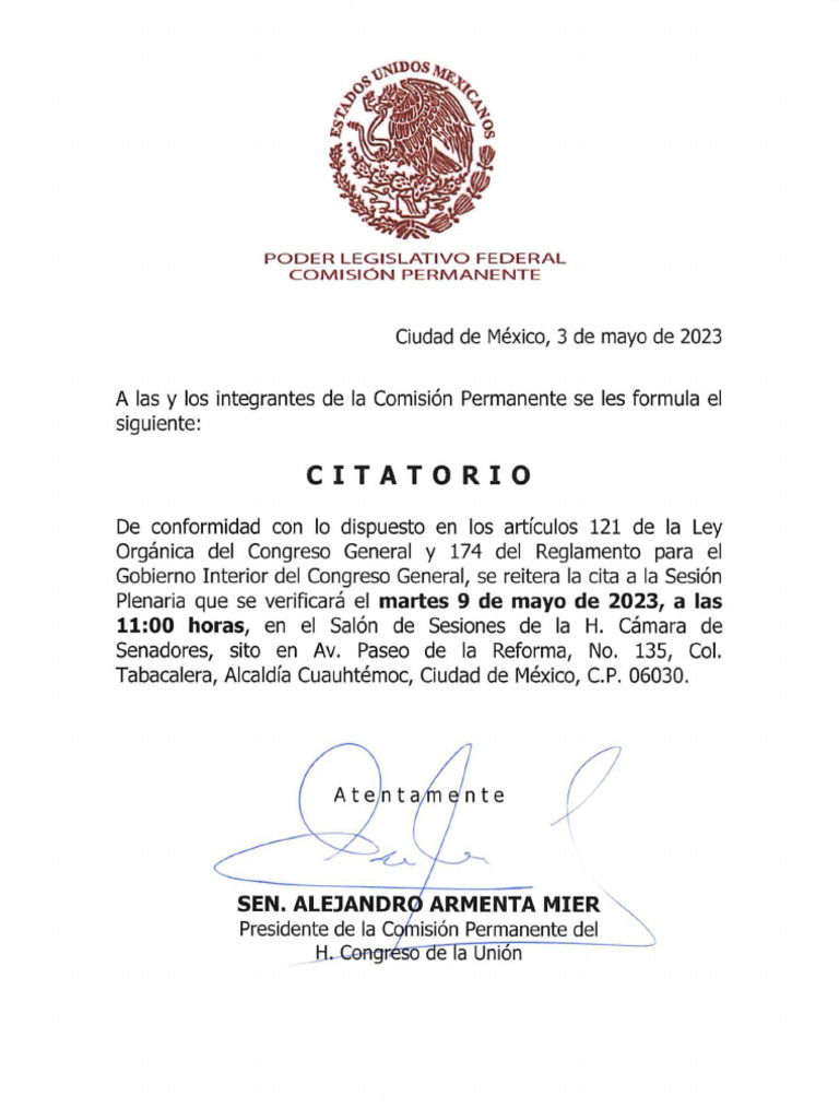 20230509_CITATORIO | PDF