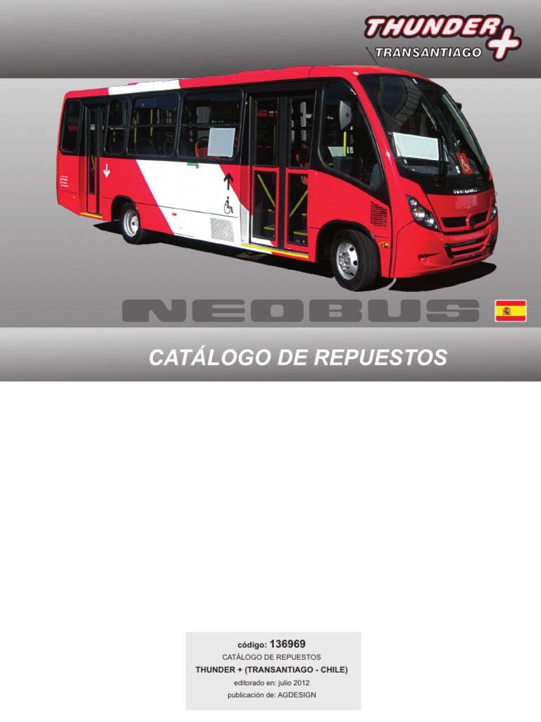 Catálogo de Repuestos Neobus Thunder+ | PDF | Tecnología de vehículos ...
