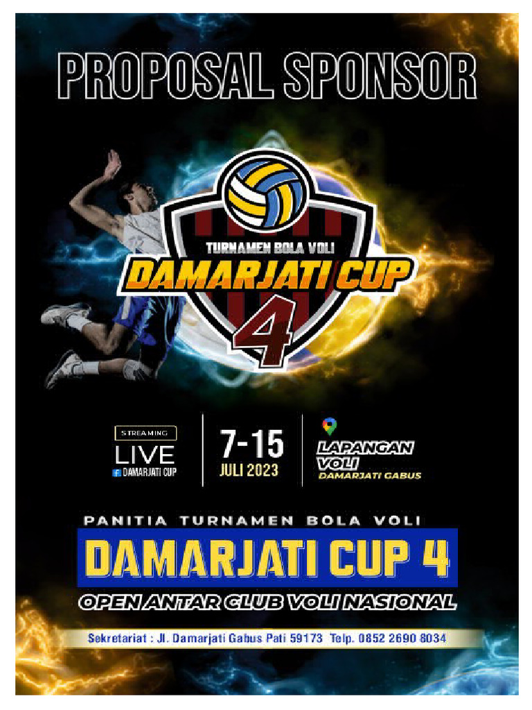 Proposal Damarjati Cup 4 | PDF