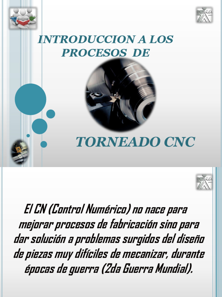 Introduccion A Los Procesos de Torneado CNC | PDF | Control numerico | Ingeniería mecánica