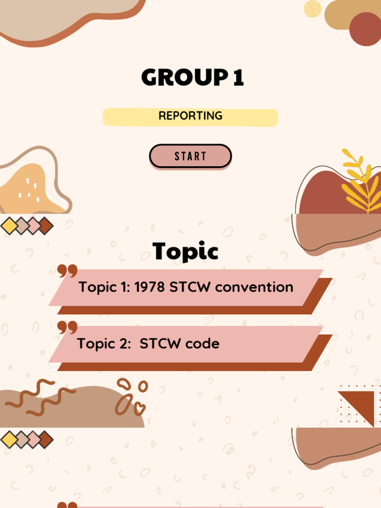 1978 STCW Convention & Code Overview | PDF