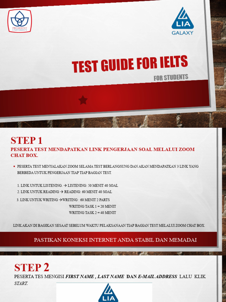 ClassMarker Test Guide-IELTS CLASS | PDF | Karier & Perkembangan