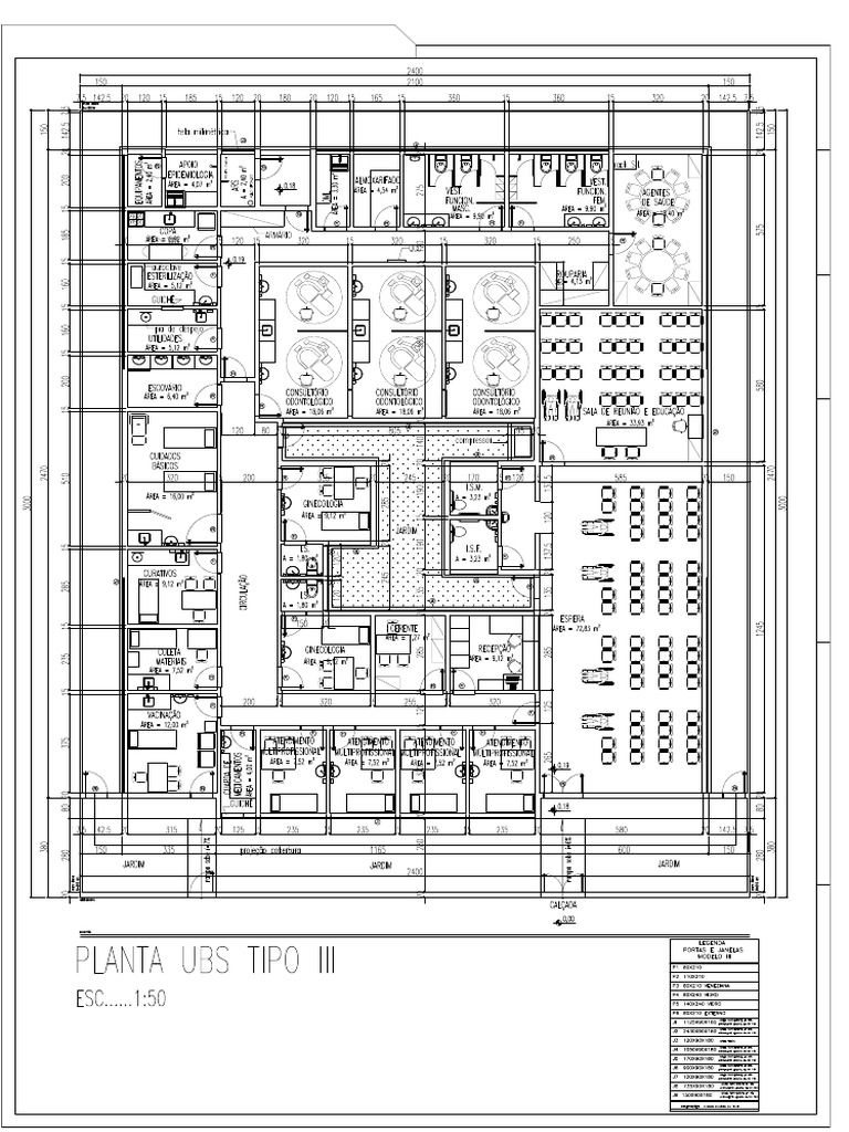 Planta Ubs Padrao Tipo III | PDF