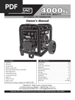 Predator Generator Manual | PDF | Ac Power Plugs And Sockets | Gasoline