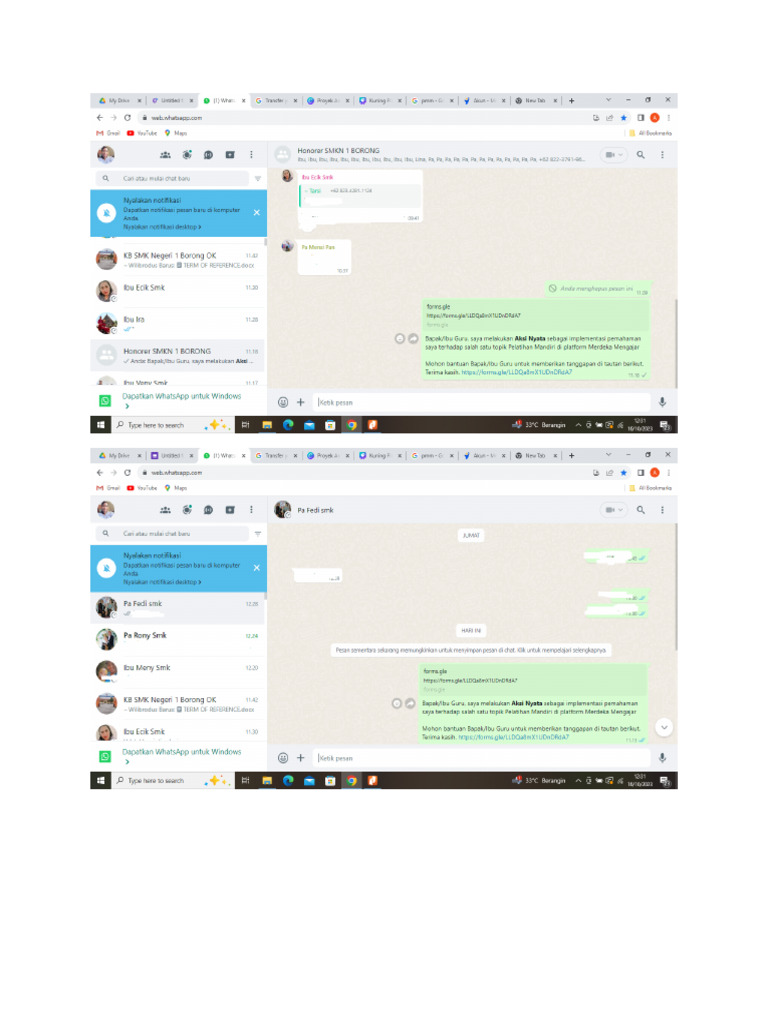 Bukti Aksi Nyata Ibu Any Wea | PDF