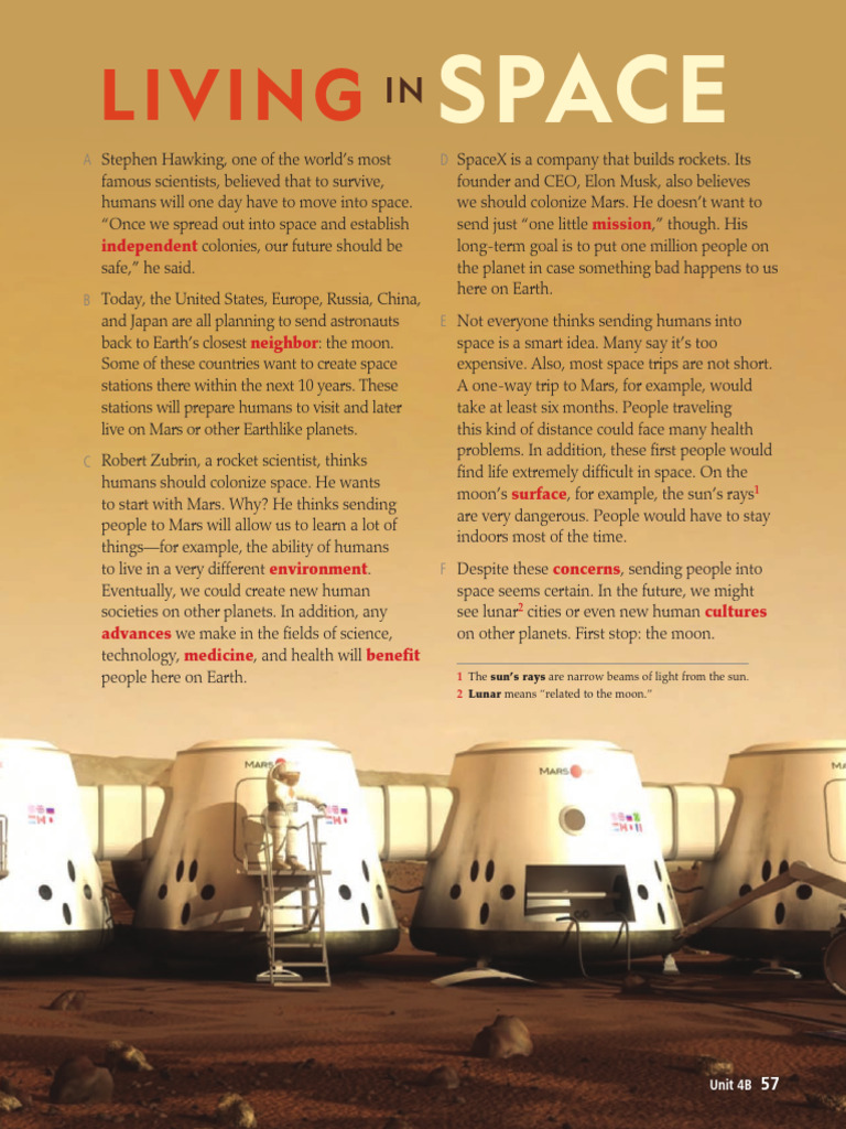 Living in Space | PDF