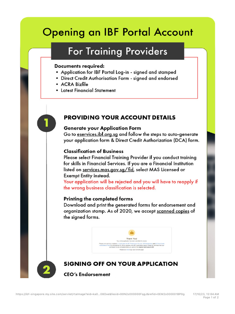 Ibf Training | PDF | Finance & Money Management