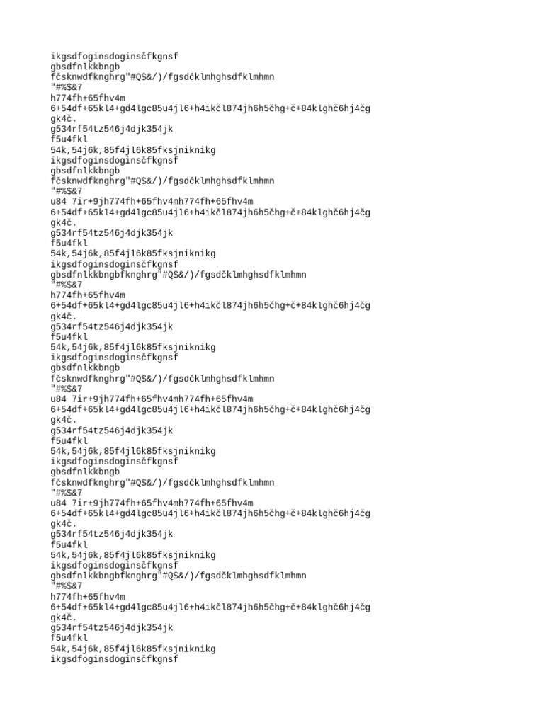 Random Text Document | PDF