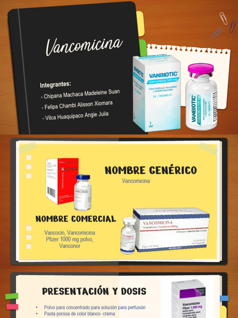 TF Vancomicina | PDF | Causas de la muerte | Drogas