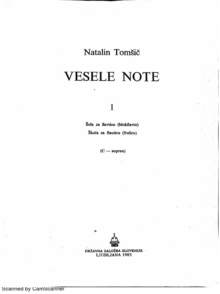 Vesele Note 1 | PDF