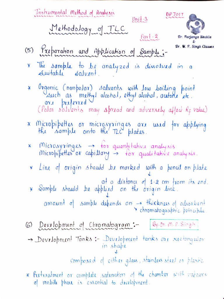 Methodology of TLC Part~2 (1) | PDF
