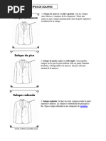 Tipos de Solapas para Trajes | PDF | Ropa | Moda