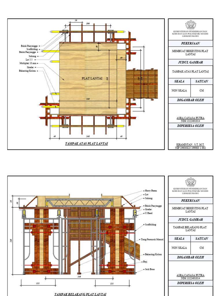 Pekerjaan: Plat Lantai | PDF