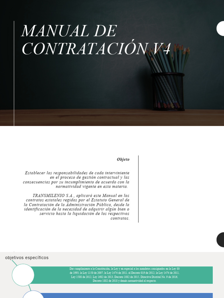 Manual de Contratación TMSA V4 | PDF | Planificación | Presupuesto