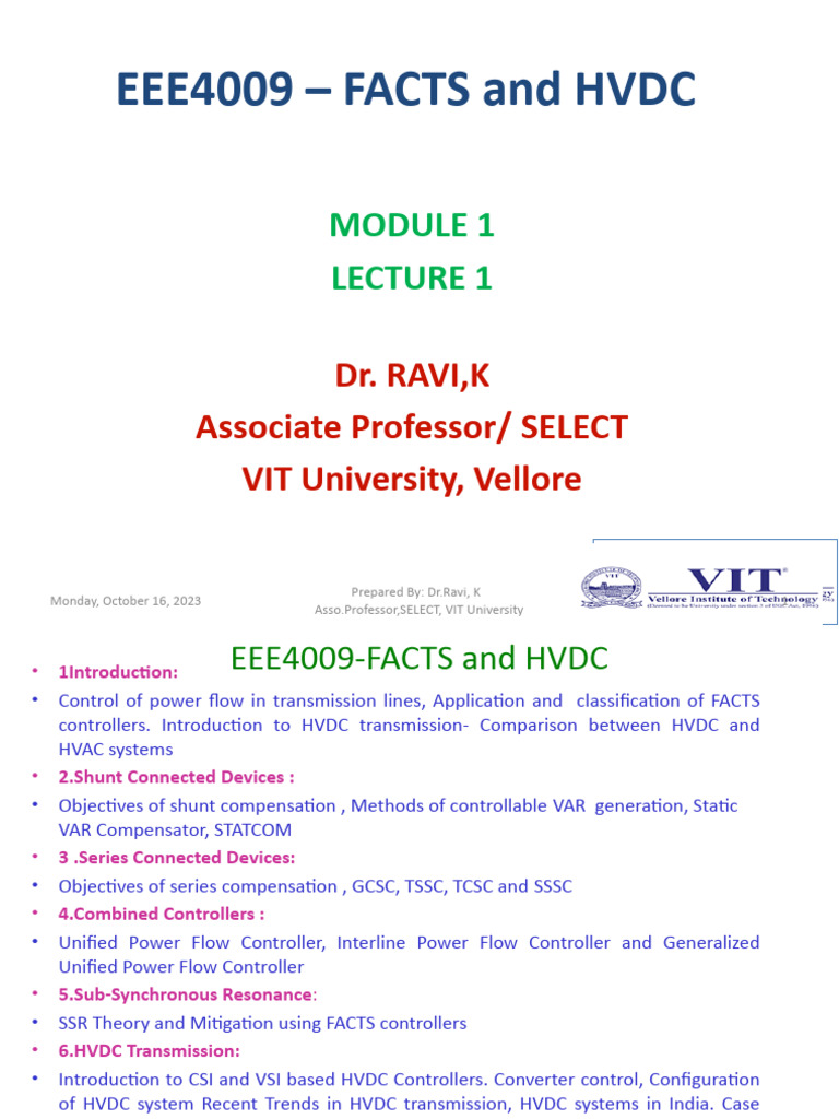 2-Introduction - FACTS AND HVDC, POWER FLOW CONTROL IN AN AC ... 2-Introduction - FACTS AND HVDC, POWER FLOW CONTROL IN AN AC ...