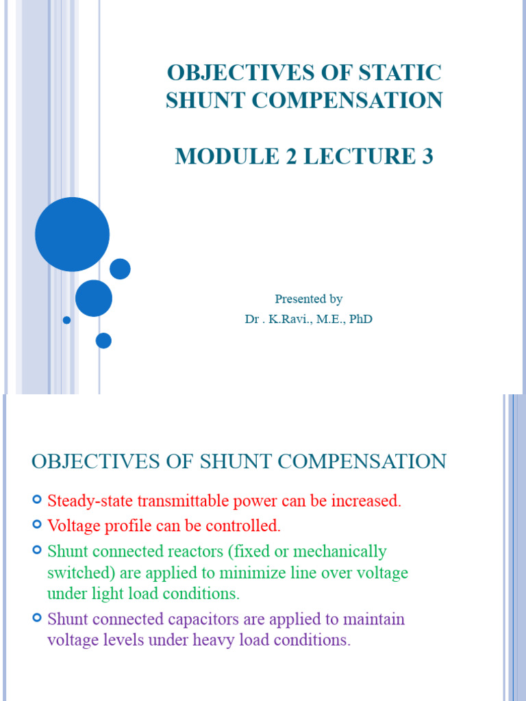 4-Module 2 - Objectives of Shunt Connected FCATS Devices-04!08!2023 ...