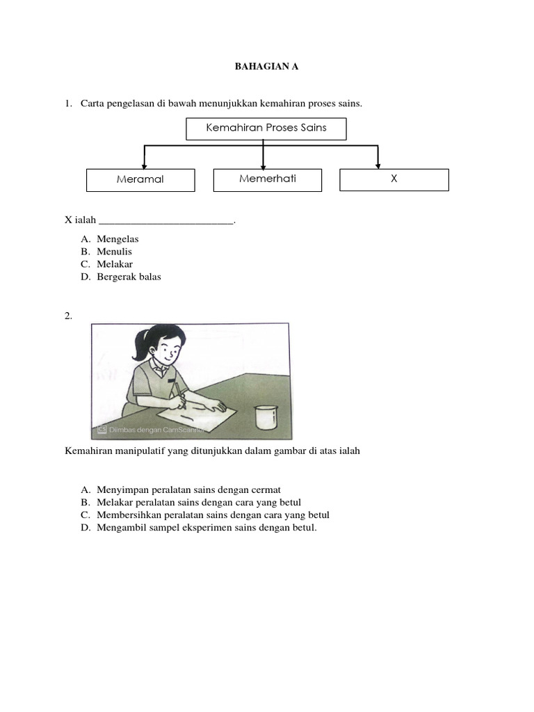 Upsa Sains Tahun 3 Pdf