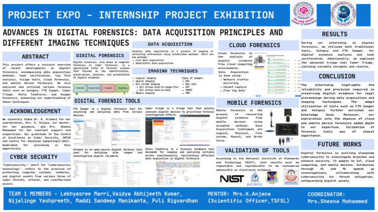 Team 1 Poster | PDF | Computer Forensics | Digital Forensics