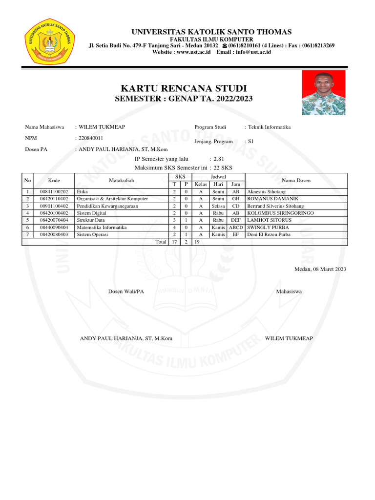 KRS Tahun 202 | PDF