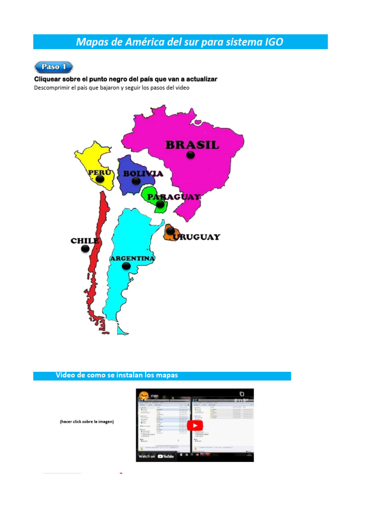 Mapas Del Mercosur | PDF