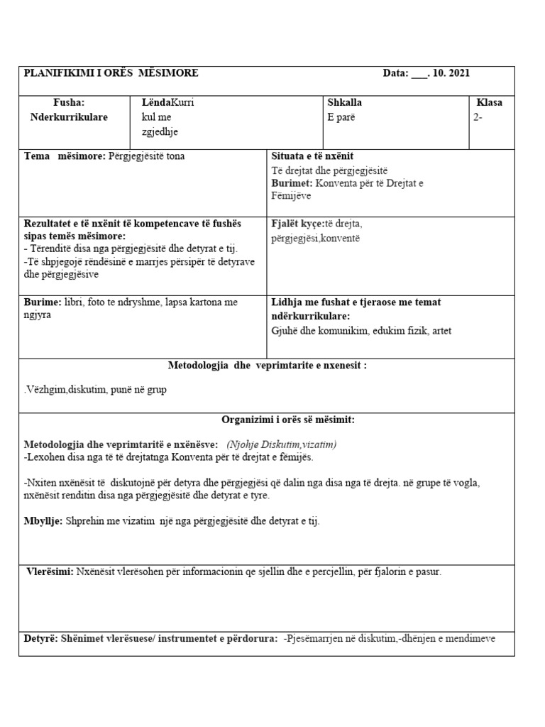 Java 5, Kurrikul Me Zgjedhje, Ditar | PDF