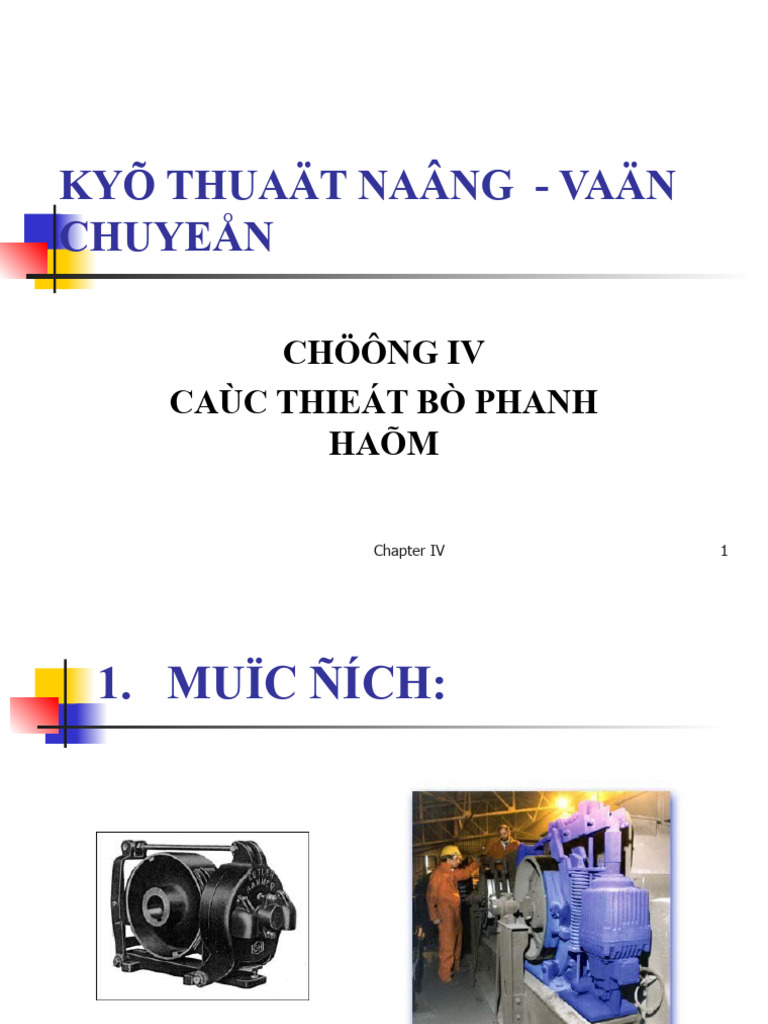 c4 - Cac Thiet Bi Phanh Ham | PDF